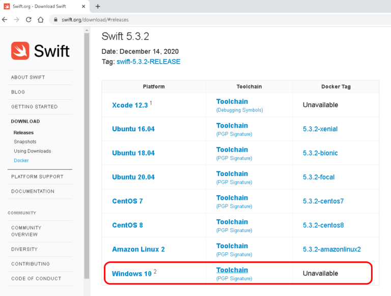 SwiftをWindws10にインストールしてみました - リンクスクエア公式サイト
