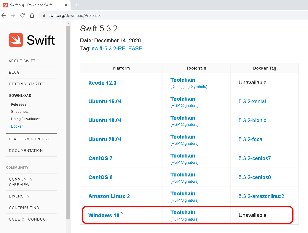 SwiftをWindws10にインストールしてみました - リンクスクエア公式サイト